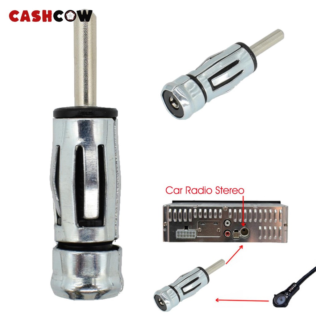 유CASHCOW Car Vehicle Radio Stereo ISO To Din Antenna Mast Adapter ...