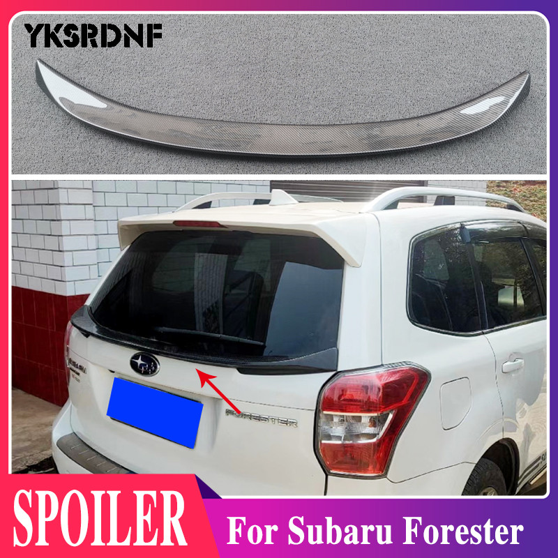 ️YKSRDNF For Subaru Forester Rear Middle Spoiler Rear Genuine Carbon ...