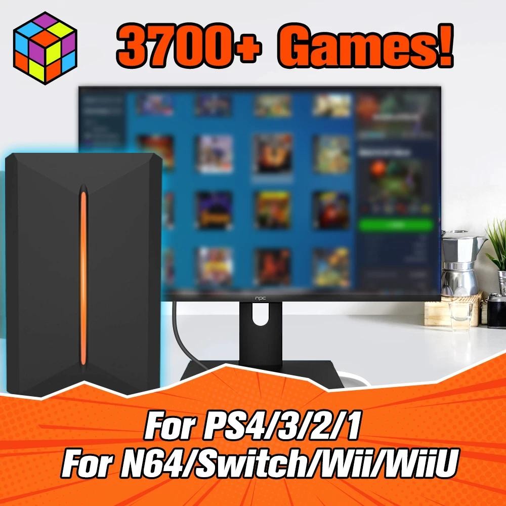 Launchbox Gaming Hard Drive Disk Retro Game Console for PS4/PS3/PS2 ...