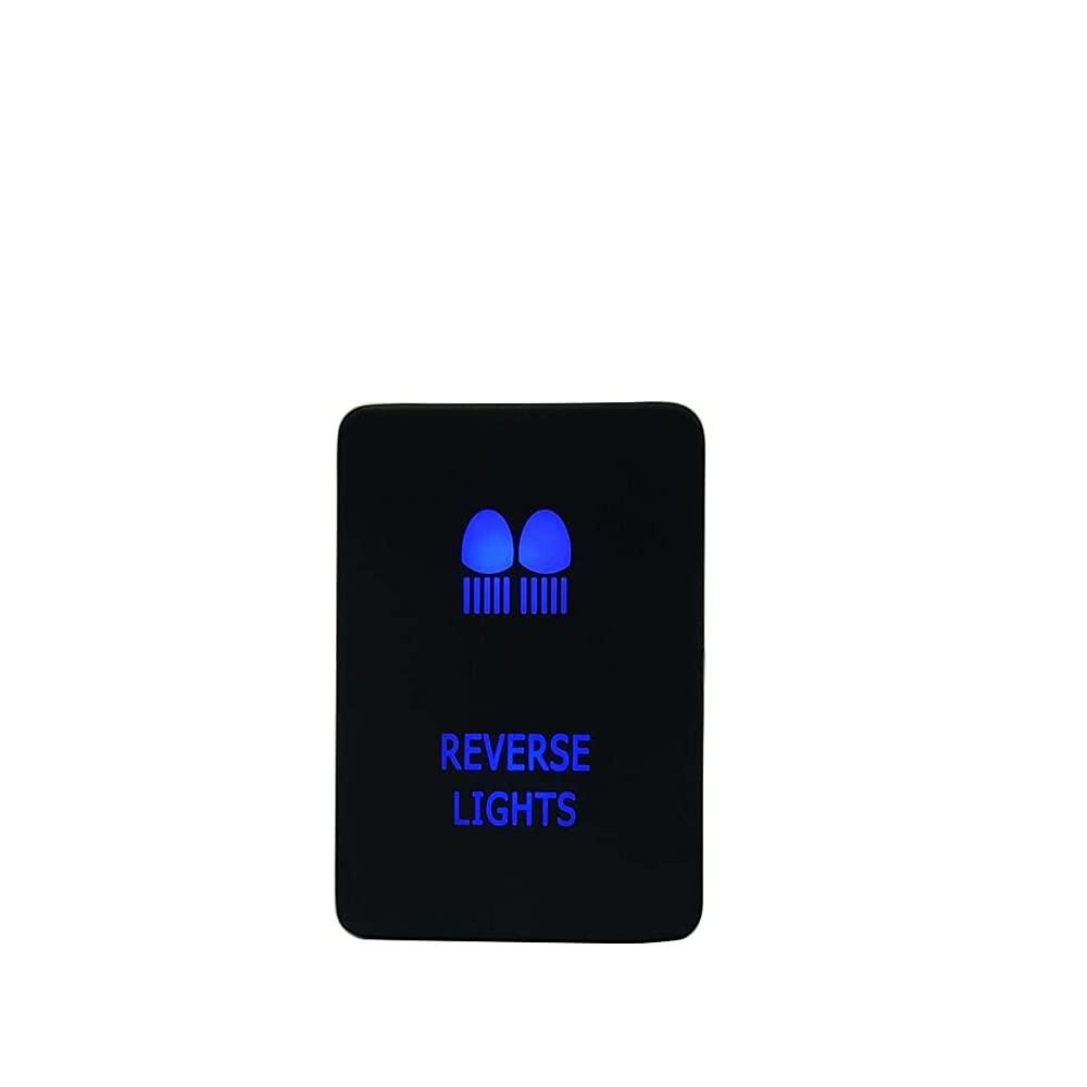 ♜REVERSE LIGHTS - LED Push Switch - Suit SMALL Toyota Landcruiser Prado ...