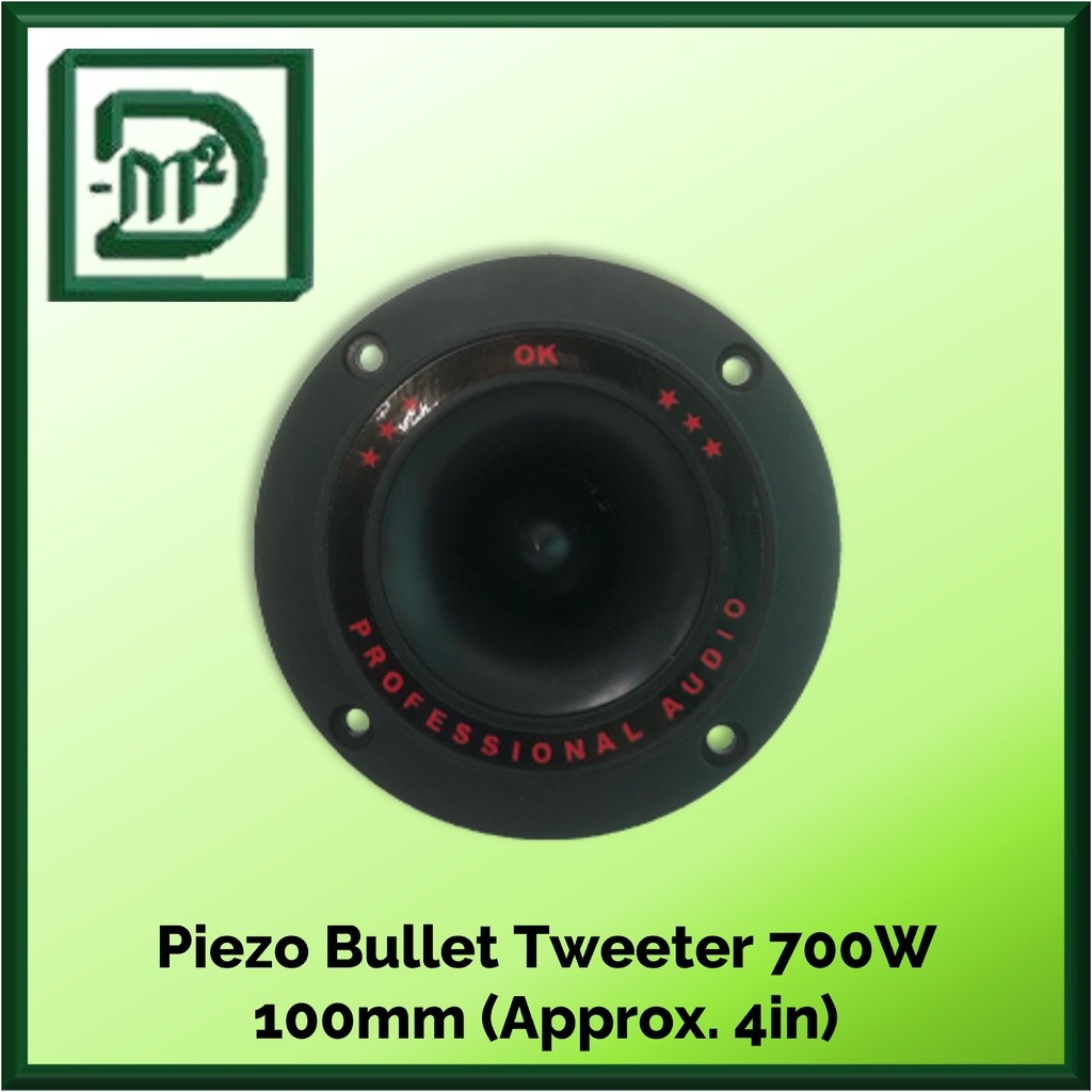 Piezo Bullet Tweeter 700W 100mm for Karaoke Machine | Shopee Philippines