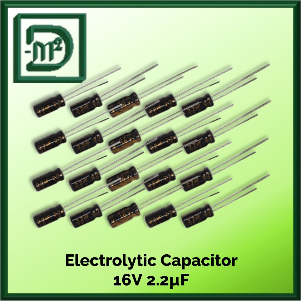 Electrolytic Capacitor 16V 2.2uF, 10uF, 22uF, 33uF, 100uF (20pcs) | Shopee Philippines