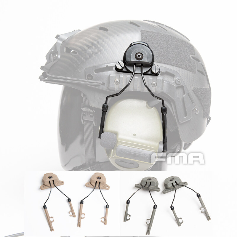 FMA EX Headset & Helmet Rail Adapter Set GEN1 Tactical EX Helmet ...