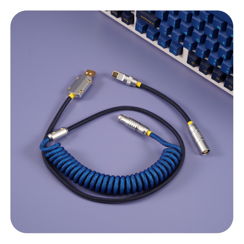 ♣Spot GeekCable manual custom mechanical keyboard data line GMK theme ...