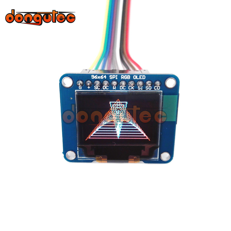 -0.95 inch 96X64 RGB SSD1331 Drive IC OLED Breakout Board - 16-bit (Full) Color For arduino -l ...