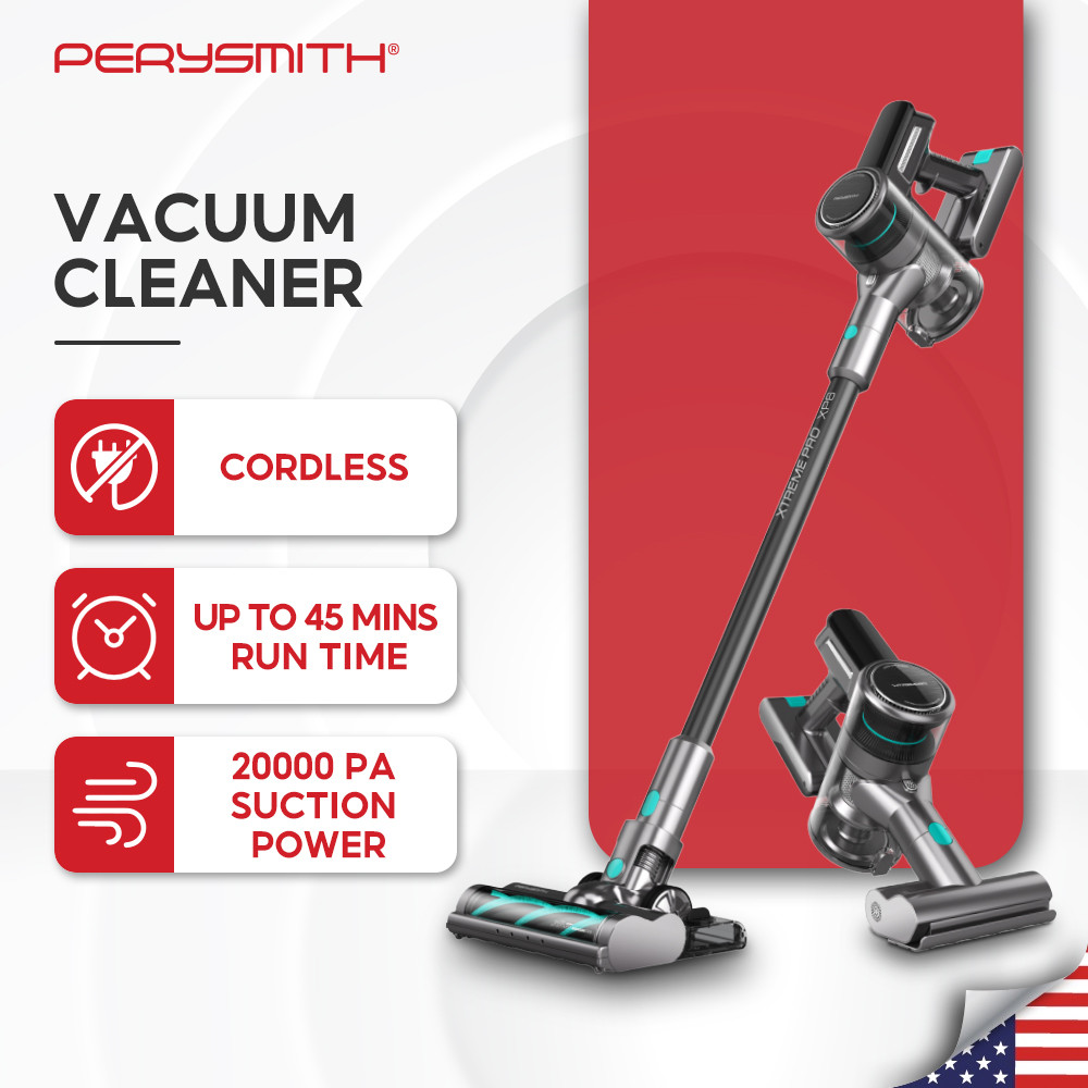 PerySmith Cordless Vacuum Cleaner XP6 With Water Mop Dust Mite Vacuum ...
