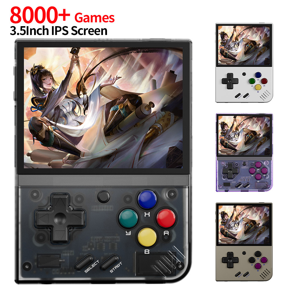 Retro Handheld Game Console 3.5Inch IPS Screen 128G Classic Retro Games ...