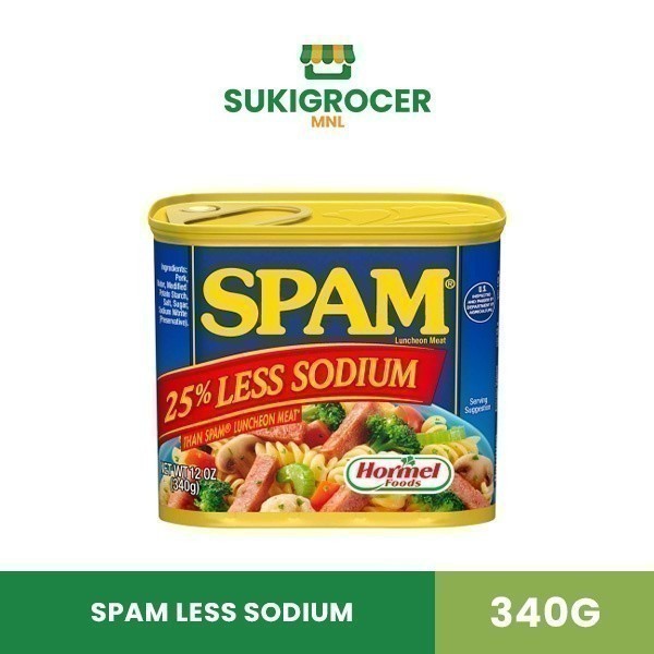 Spam Less Sodium 340g | Shopee Philippines