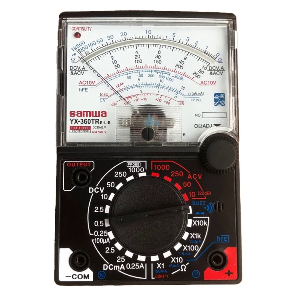 High Accuracy Analog Multimeter Multi Tester Measure DC/AC Voltage DC ...
