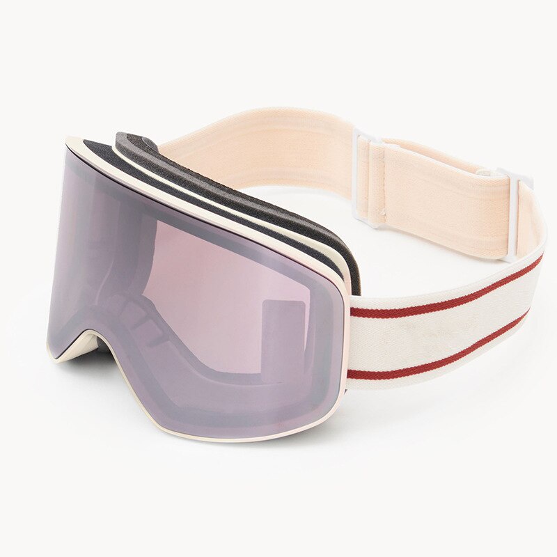 Adult Ski Goggles Large Cylinder Full True REVO Coated Glasses Cocker ...