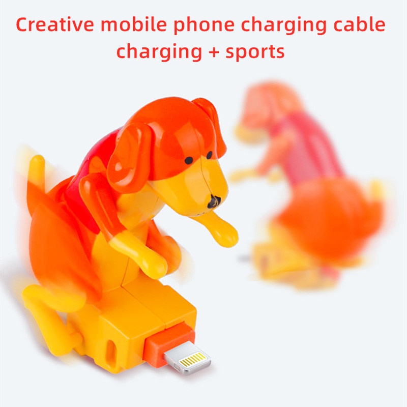 Funny Humping Dog Fast Charger Cable Charging Line Cute Fast Charging ...