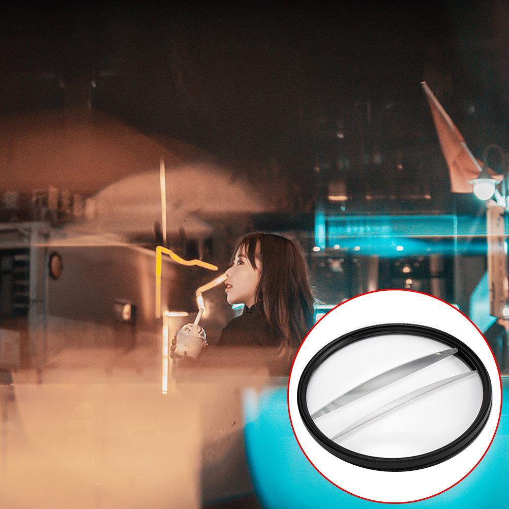 Camera Filter Split Diopter 77mm Foreground Blur Effect Filter Prism ...