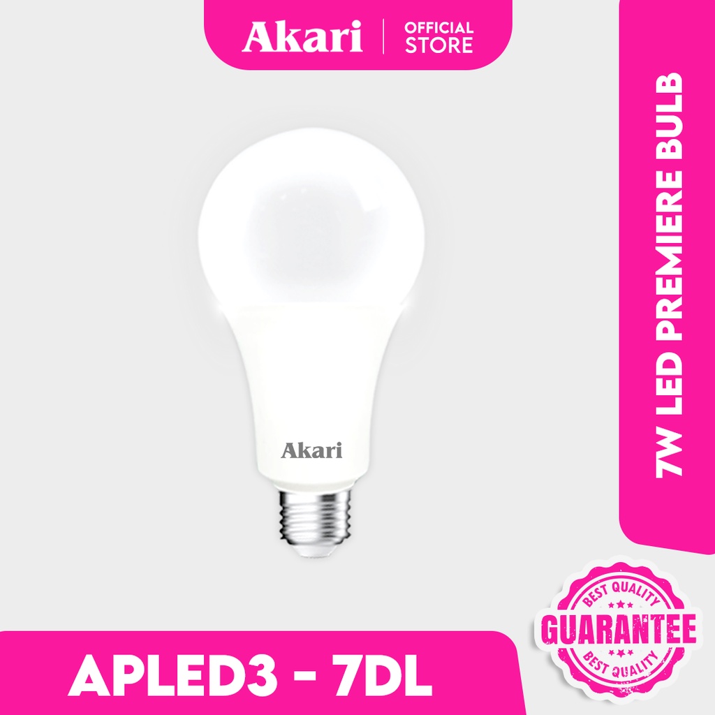 Akari (Apled3-7dl) LED Premiere Bulb Daylight 7 Watts | Shopee Philippines