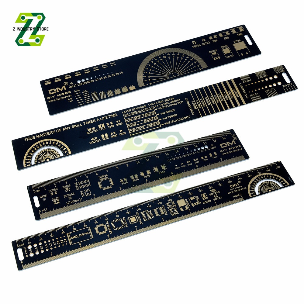 PCB Ruler For Electronic Engineers Makers Fans PCB Reference Ruler PCB ...