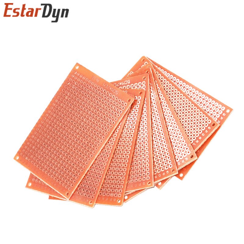 10Pcs 5*7cm pcb Prototype Paper Copper PCB 5*7 Universal Experiment ...