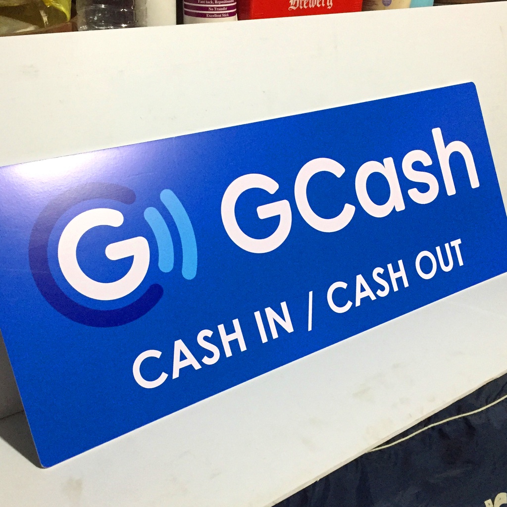 GCash Cash In/ Cash Out Signage | Shopee Philippines