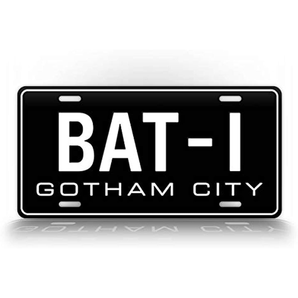 Bat-1 Gotham City Batman License Plate Replica Movie Prop Aluminum Auto ...