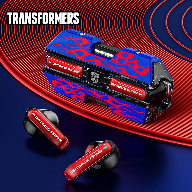 Transformers TFT01 Wireless Bluetooth 5.3 Headphones Gaming Earbuds Low ...
