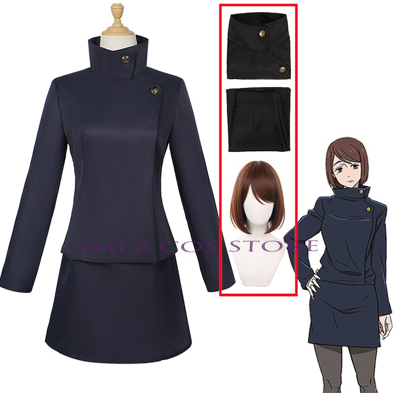 Season 2 Anime Jujutsu Kaisen Cosplay Shoko Ieiri Cosplay Costume Black ...