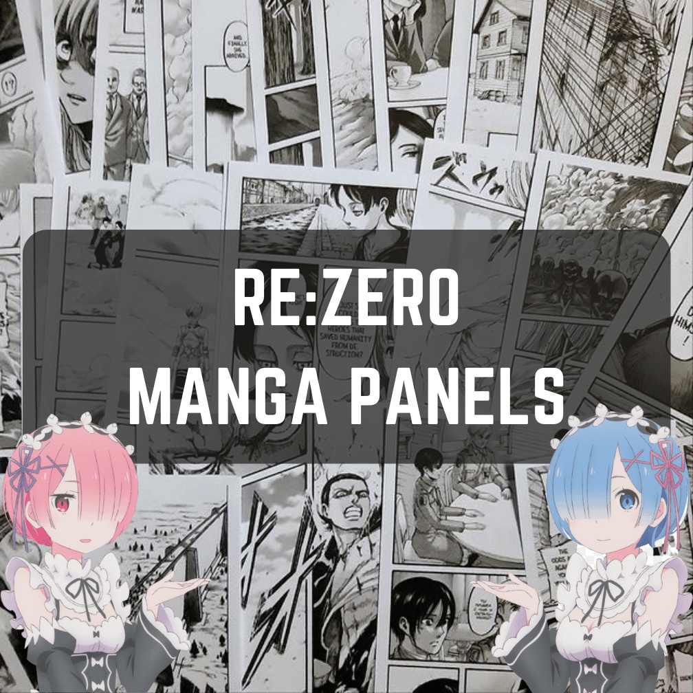 Sticker Manga Panel) Wall decor RE:ZERO manga panels/Anime manga panels ...