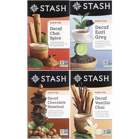 【Hot Sale】㍿☇Stash Black Tea Decaf (Chai, Earl Grey, Chocolate Hazelnut ...