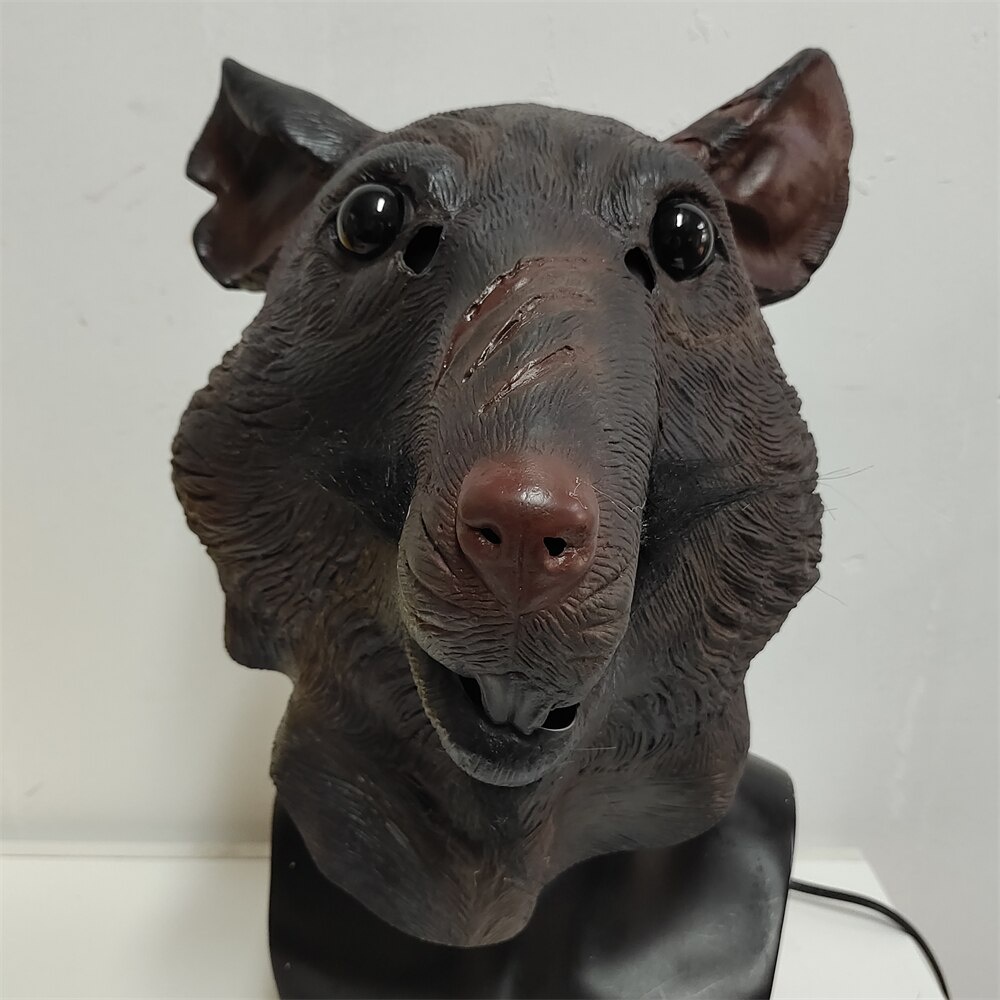 Funny Cartoon Rat Animal Mouse Latex Mask Cosplay Party Fancy Dress ...