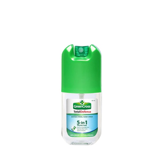 Green Cross TotalDefense Antibacterial Sanitizer 40ml | Shopee Philippines