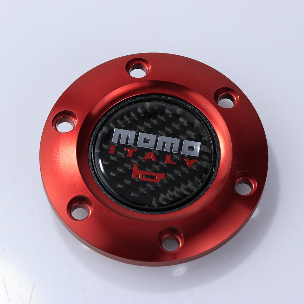 jdm Italy momo Carbon Fiber Horn Button Car Sport Steering Wheel Center ...