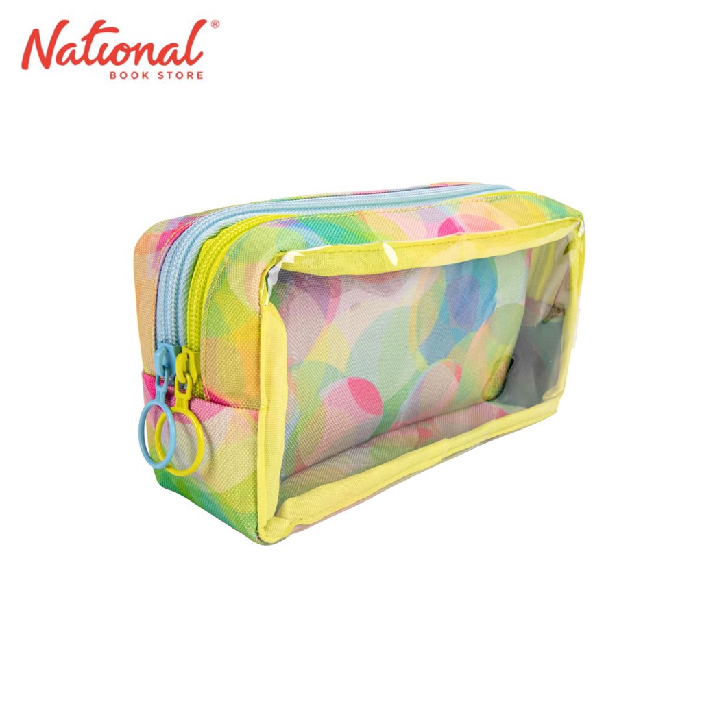 Zipit Pocket Pencil Case HNHPS-8 Bubbles Half and Half - School Cases ...