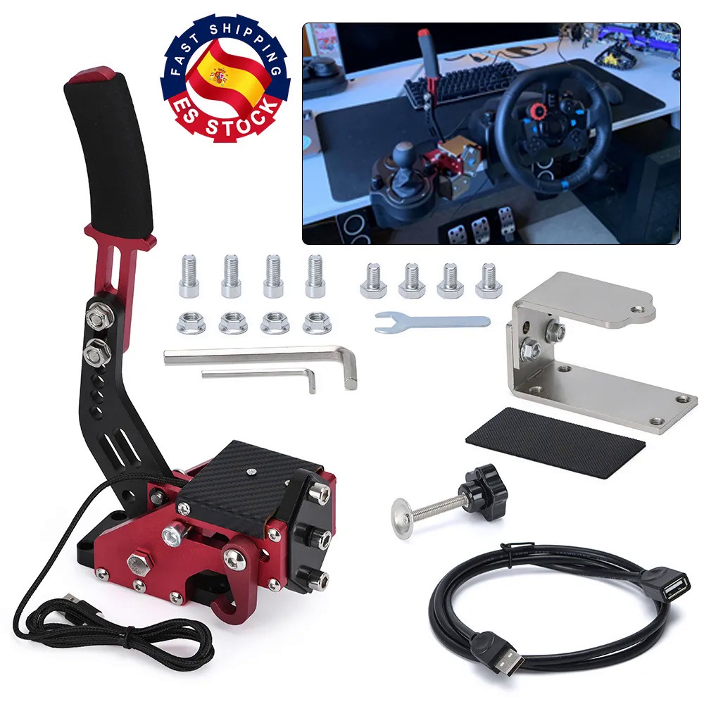 14Bit PC USB Handbrake for SIM Auto Racing Games G25/G27/G29 T500 Steel ...
