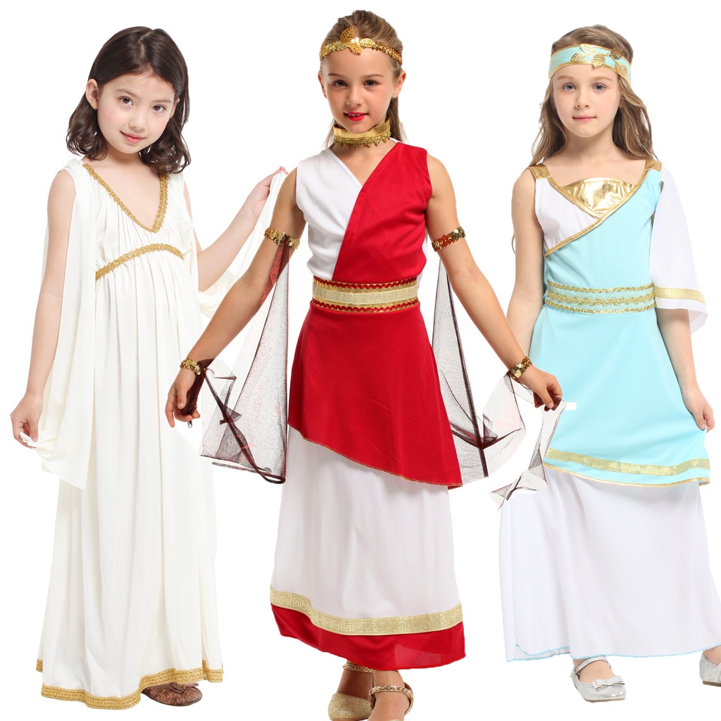 Traditional WearUmorden Kids Child Ancient Greek Goddess Costume Athena ...