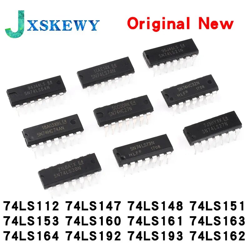10pcs/lot New SN74LS138N 74LS112 74LS147 74LS148 74LS151 74LS153 ...