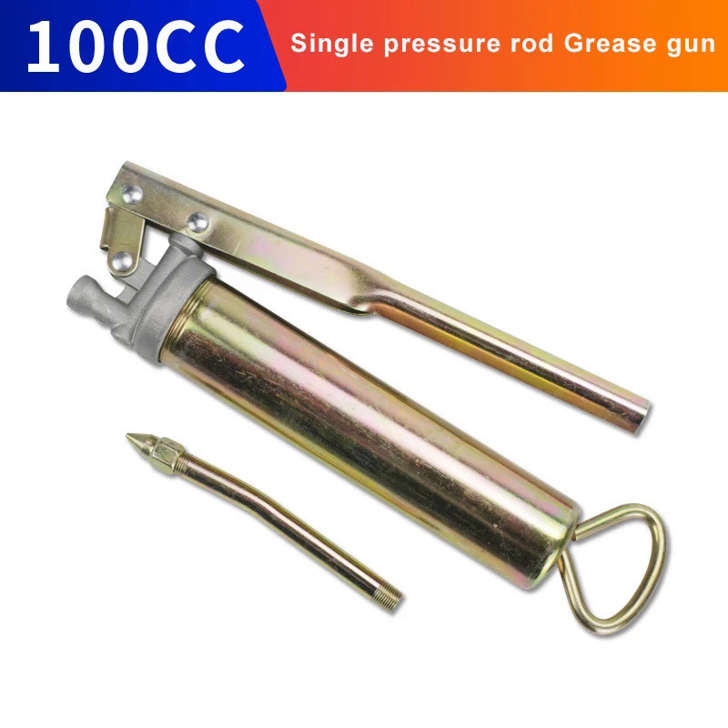 1PCS 100CC Auto Grease Gun Pneumatic Manually Pressure Lever Type Oil ...
