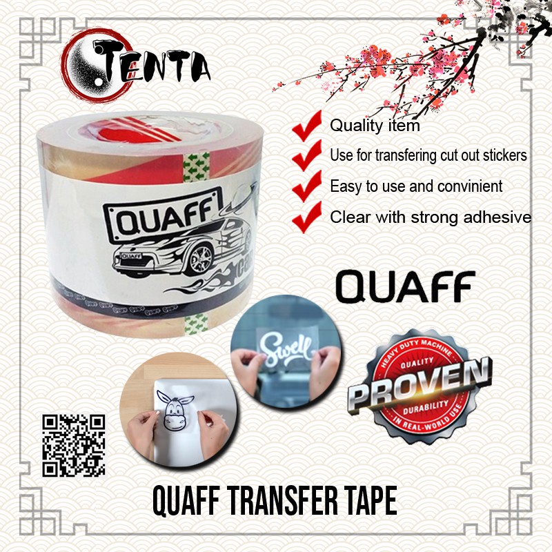 QUAFF CAR STICKER TRANSFER TAPE 4INCHES | Shopee Philippines