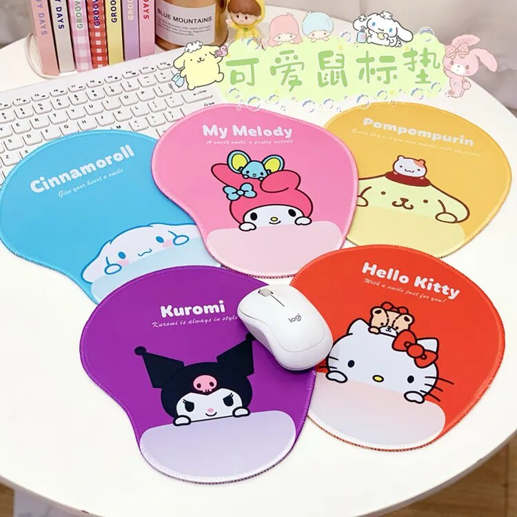 Kawaii Sanrio Hello Kitty Kuromi Cinnamoroll My Melody Mouse Pad ...