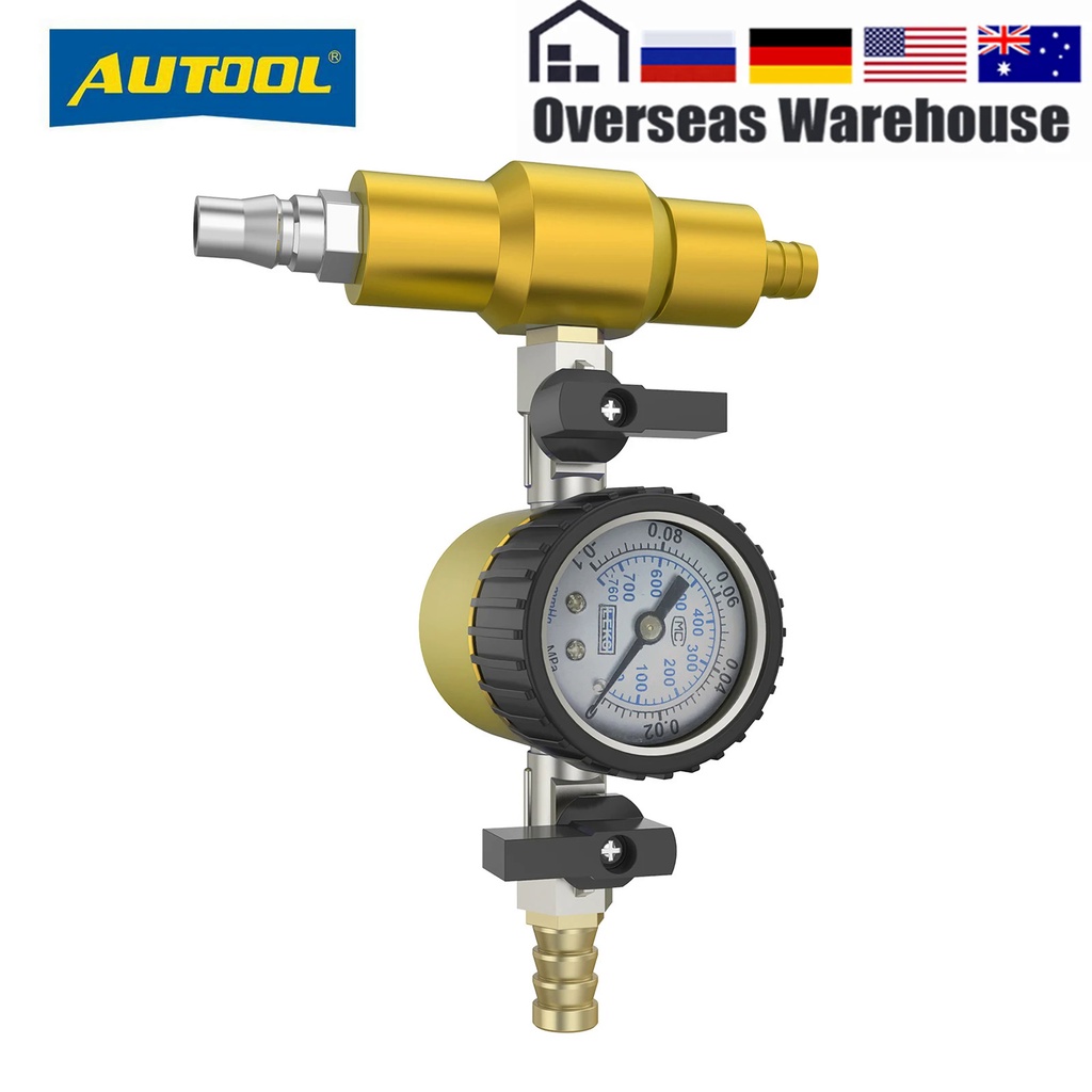 AUTOOL High Negative Pressure Water Tank Pressure Gauge Radiator ...