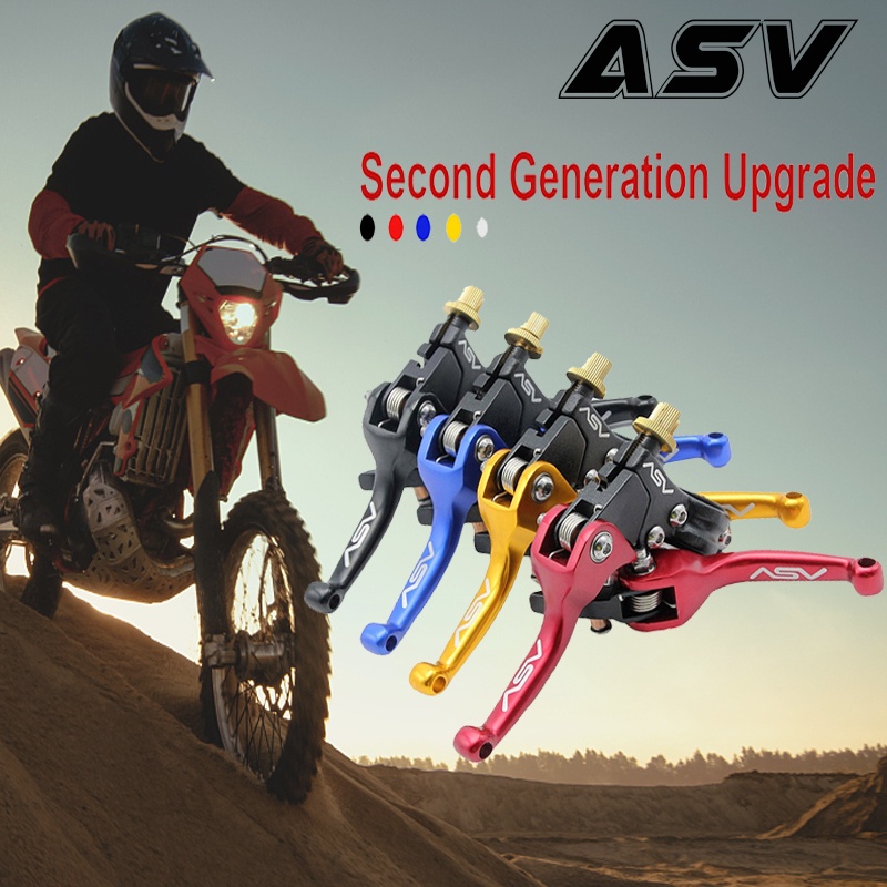 ASV F3 Brake Clutch Levers Foldable For Honda Motorcycle Pitbike Dirt ...
