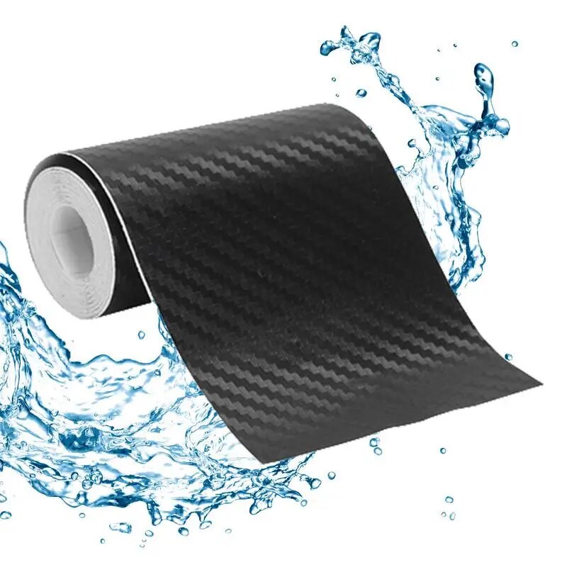Carbon Fiber Car Stickers Car Stickers Wrap Film Tape Self-Adhesive ...