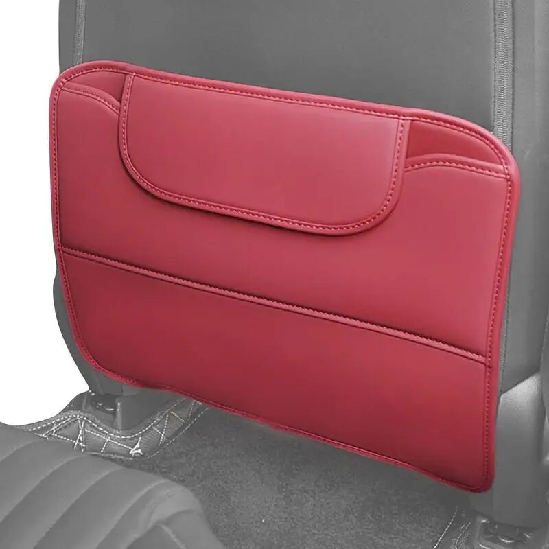 ☸Kick Mats Back Seat Protector Anti-Kick Pad With Organizer Artificial ...