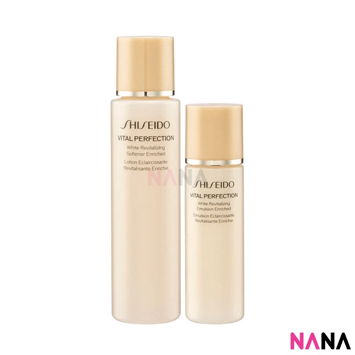 Shiseido VITAL PERFECTION White Revitalizing Softener Lotion & Emulsion ...