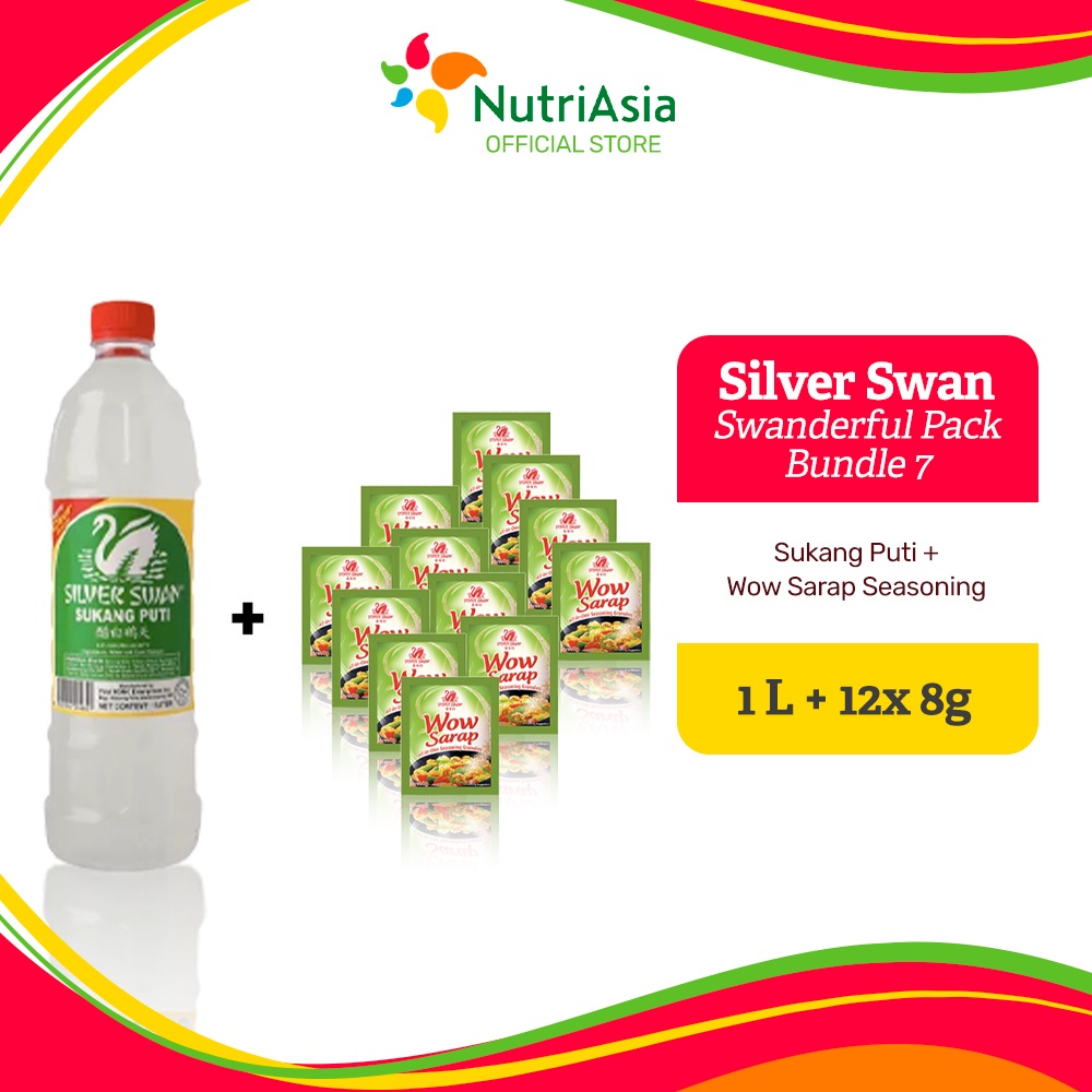 Silver Swan Sukang Puti + Wow Sarap Seasoning Swanderful Pack Bundle 7 ...