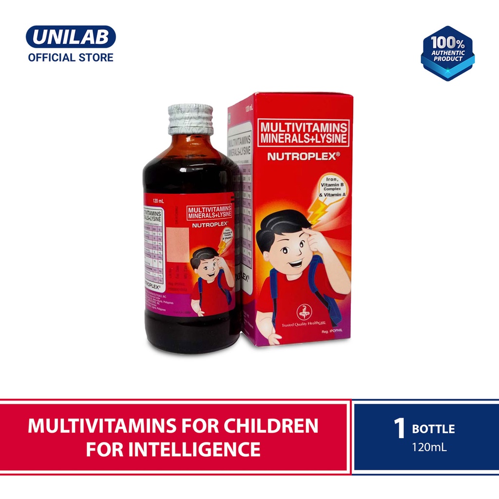 Nutroplex 120mL Syrup Multivitamins For Children For Intelligence ...