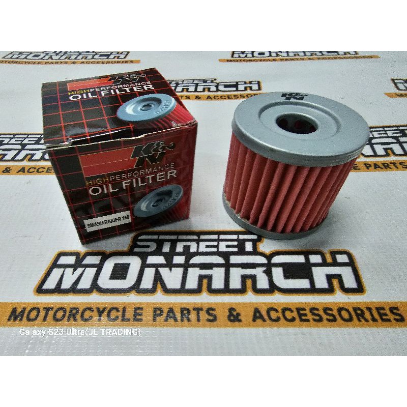 K&N STOCK OIL FILTER FOR SUZUKI OIL FILTER FOR RAIDER 150 CARB / FI ...