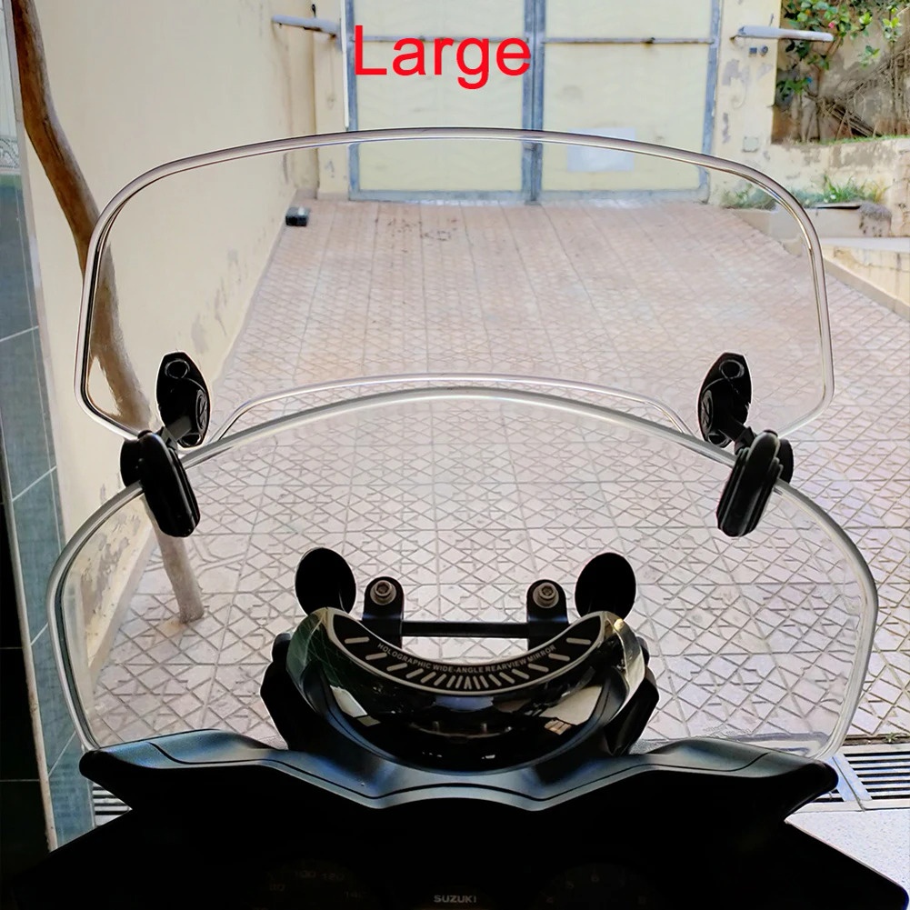 Universal Motorcycle Windshield Adjustable Motorcycle Windscreen Clamp ...