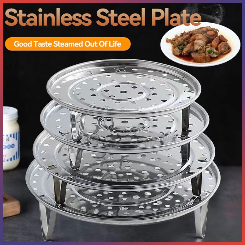 Stainless steel steamer rack kitchen ware plug-in soup pot steamer tray ...