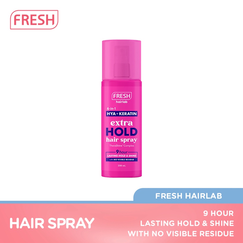 FRESH Hairlab 6 in 1 Hya+Keratin Extra Hold Hair Spray 200ml | Shopee ...