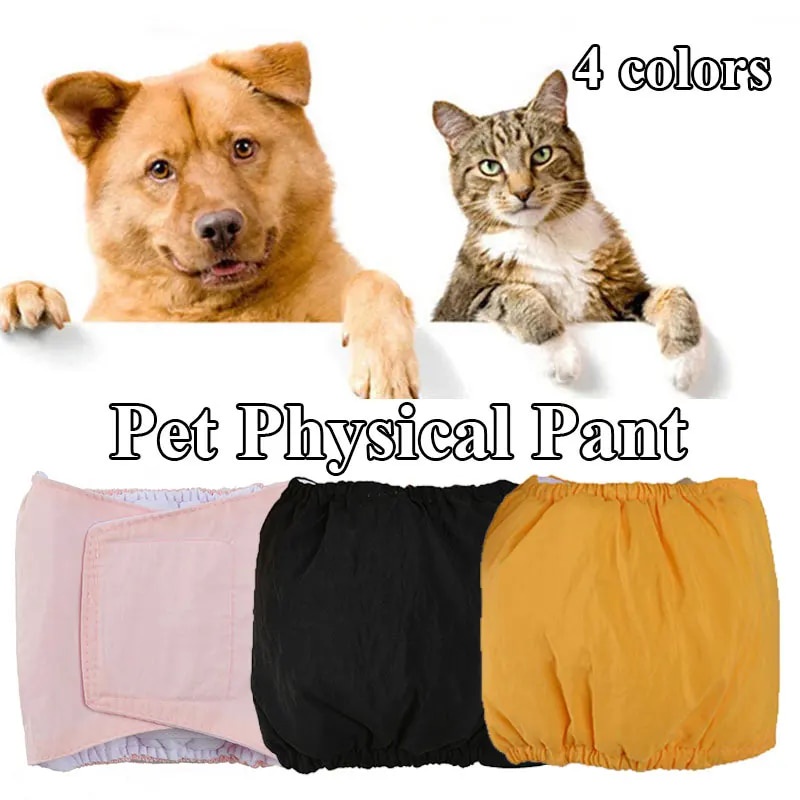 ☈Pet Physiological Pants Dog Sanitary Diapers Pet Menstrual Pants Male ...