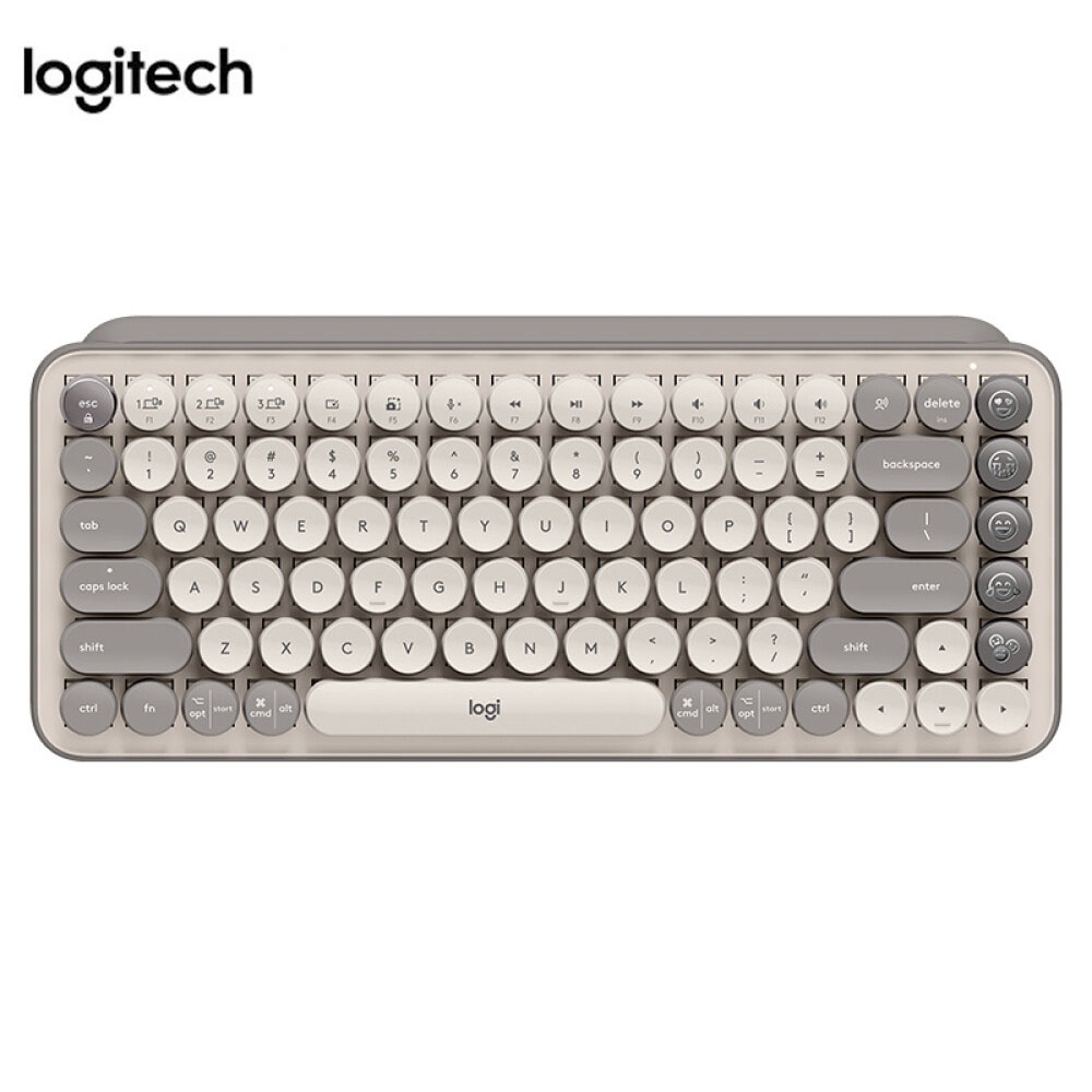๑ Original Logitech POP KEYS Wireless Bluetooth TTC Brown Switch ...