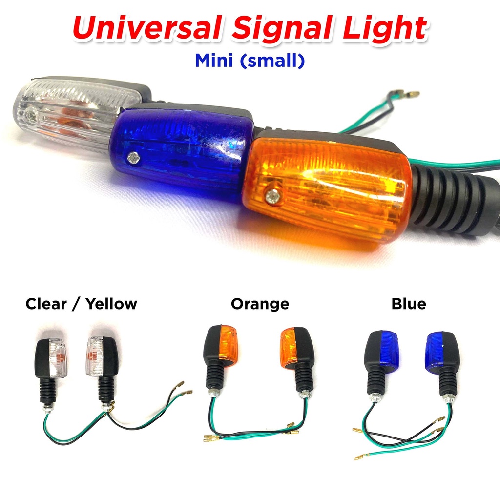 Yamaha Mio Soul i125 MINI SIGNAL LIGHT 1PAIR (2PCS) UNIVERSAL | Shopee ...