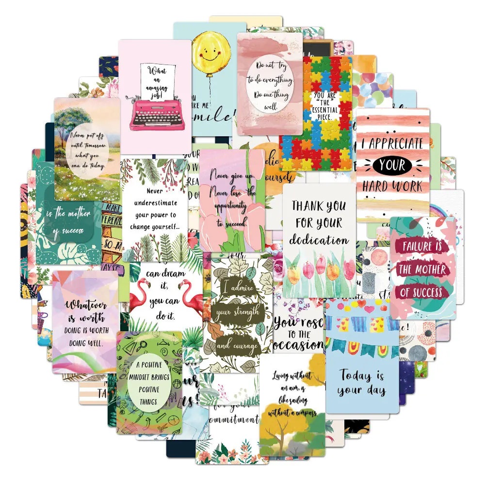 ️72pcs encouragement cards, note cards, handwritten children's lunch ...